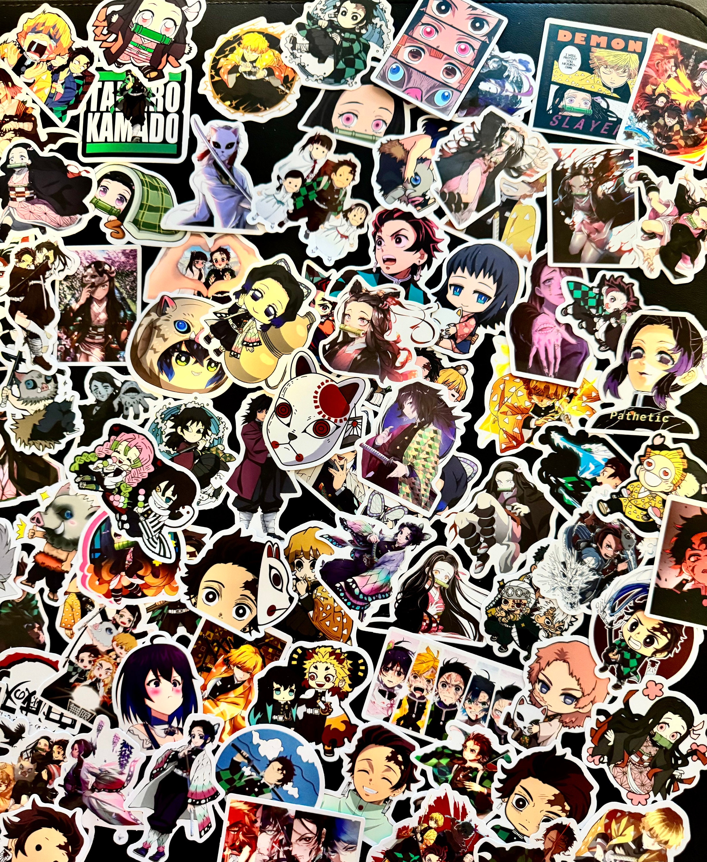 High Quality Demon Slayer Stickers water and Sun Proof, Vinyl Stickers ...