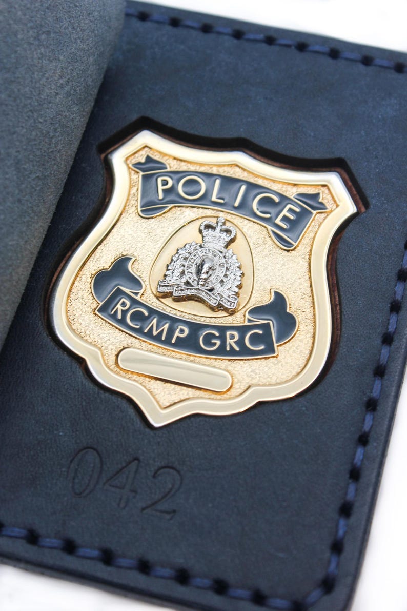 RCMP Badge Wallet - Cash Strap - Etsy