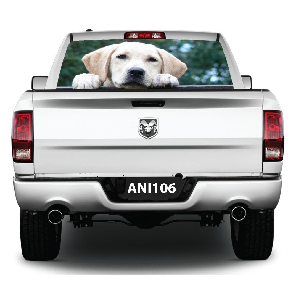 Rear Window Graphic Decal Sticker, Perforated Window Film Tint, One Way ...