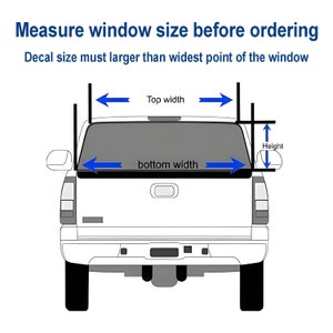 Rear Window Graphic Decal Sticker, Perforated Window Film Tint, One Way ...