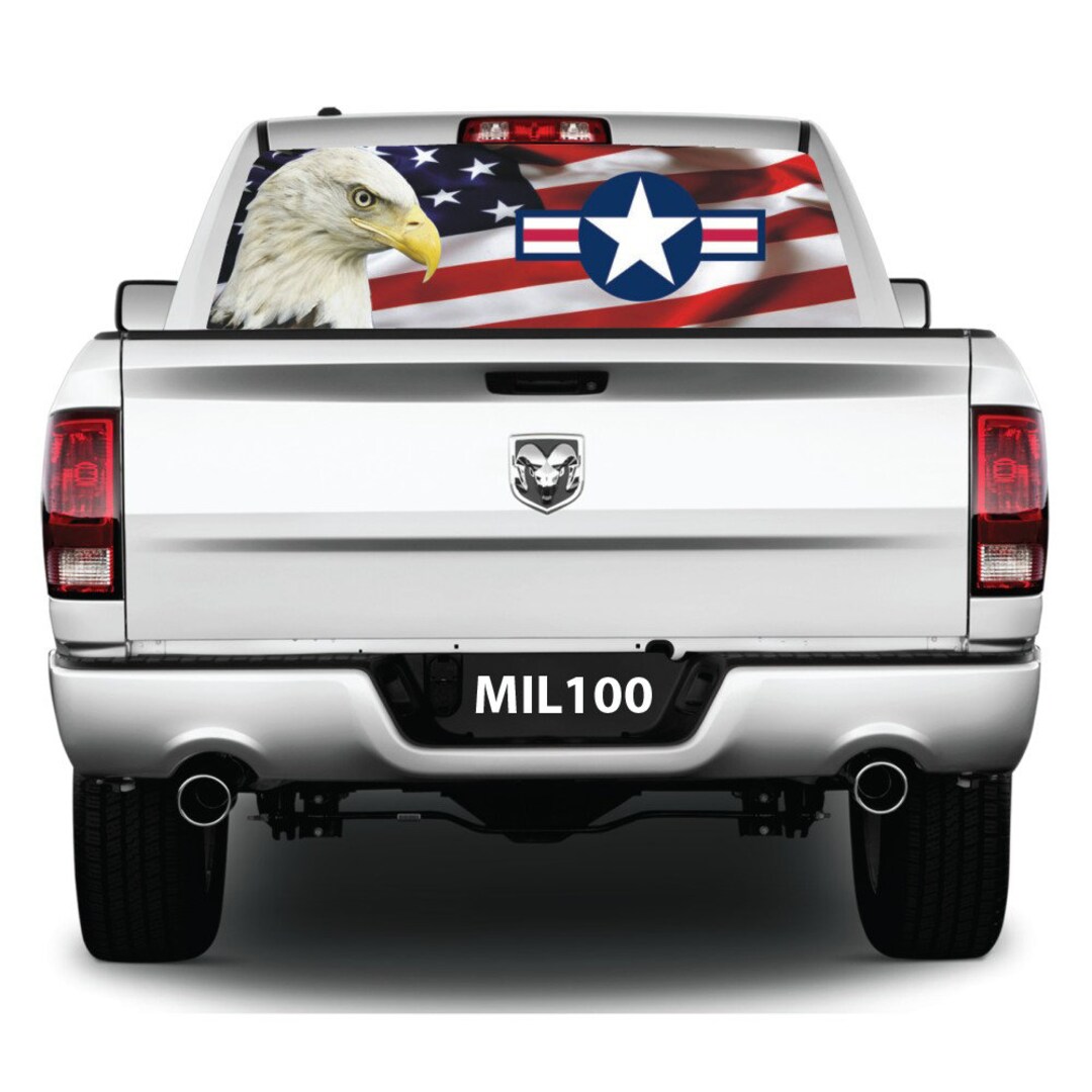 Rear Window Graphic Decal Sticker, Perforated Window Film, One Way ...