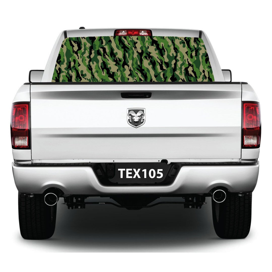 Rear Window Graphic Decal Sticker, Perforated Window Film Tint, One Way ...