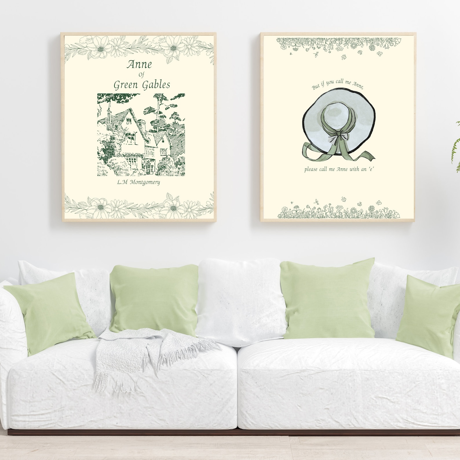 Anne With an E Printable Wall Art, Anne of Green Gables Wall Art ...