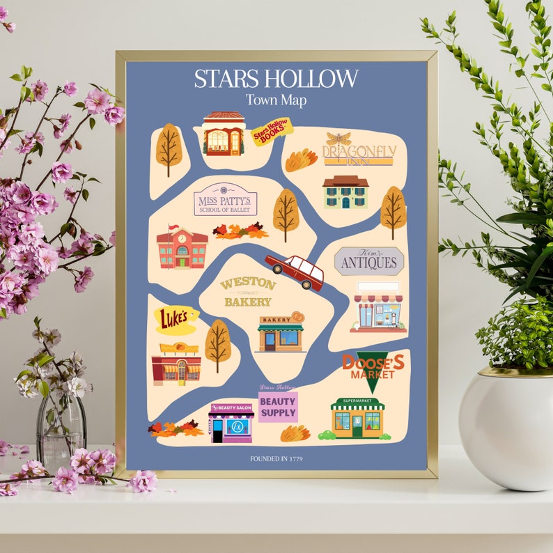 Stars Hollow Map
