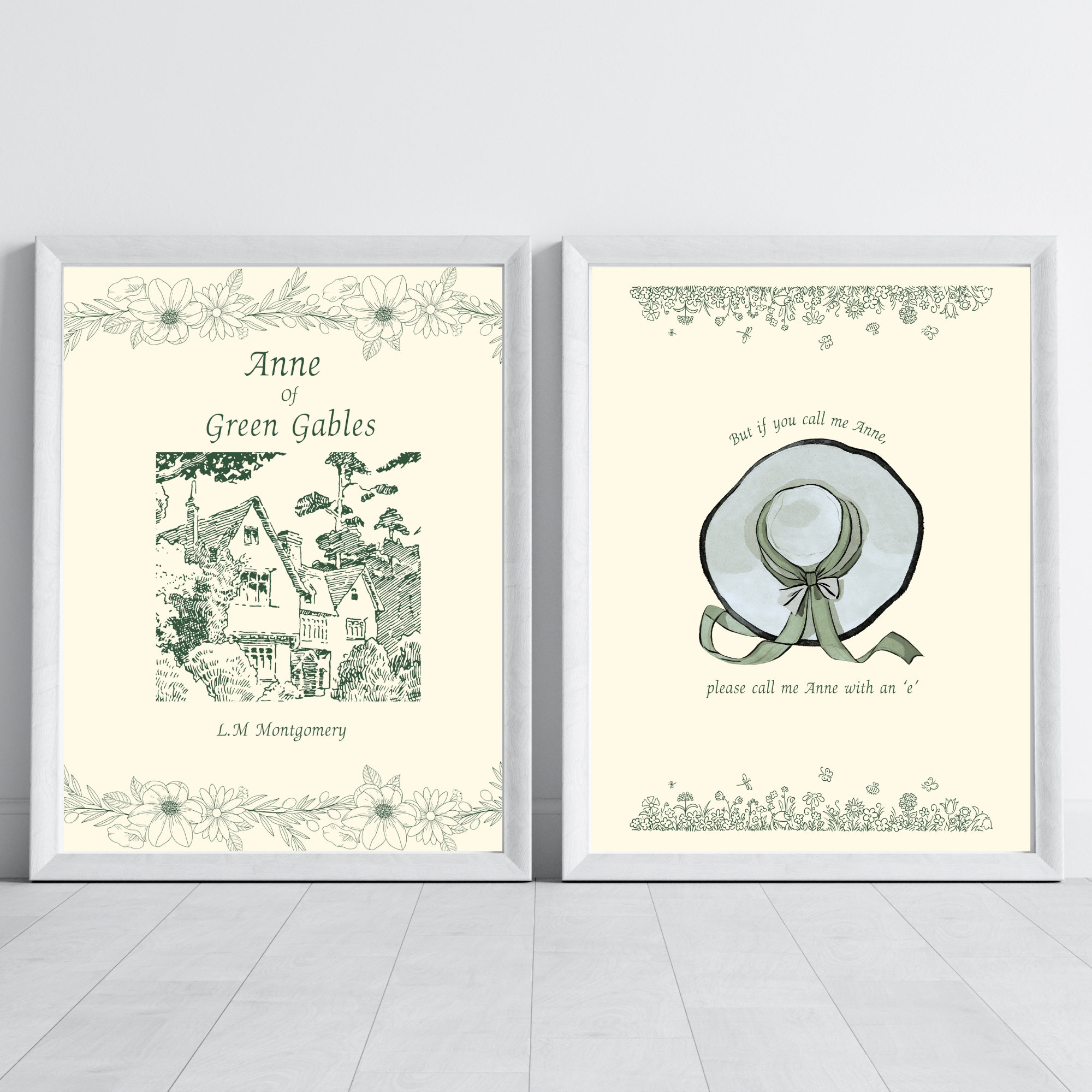 Anne With an E Printable Wall Art, Anne of Green Gables Wall Art ...