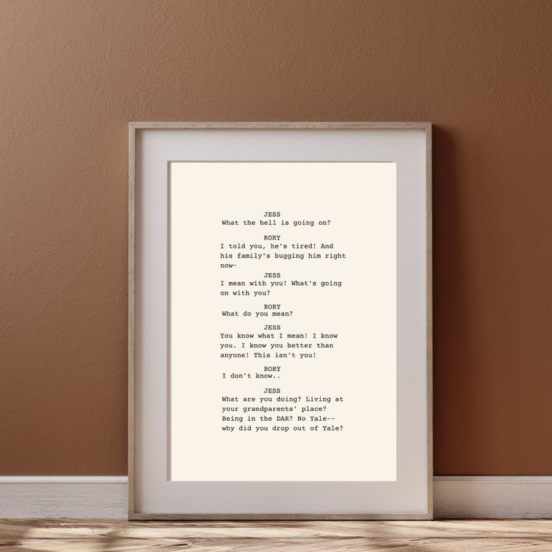 Gilmore Girl Poster - Etsy