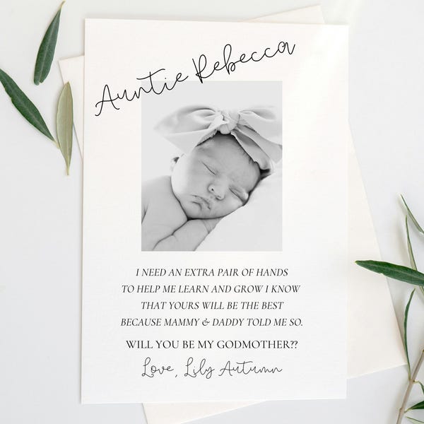 Godparents Proposal - Etsy