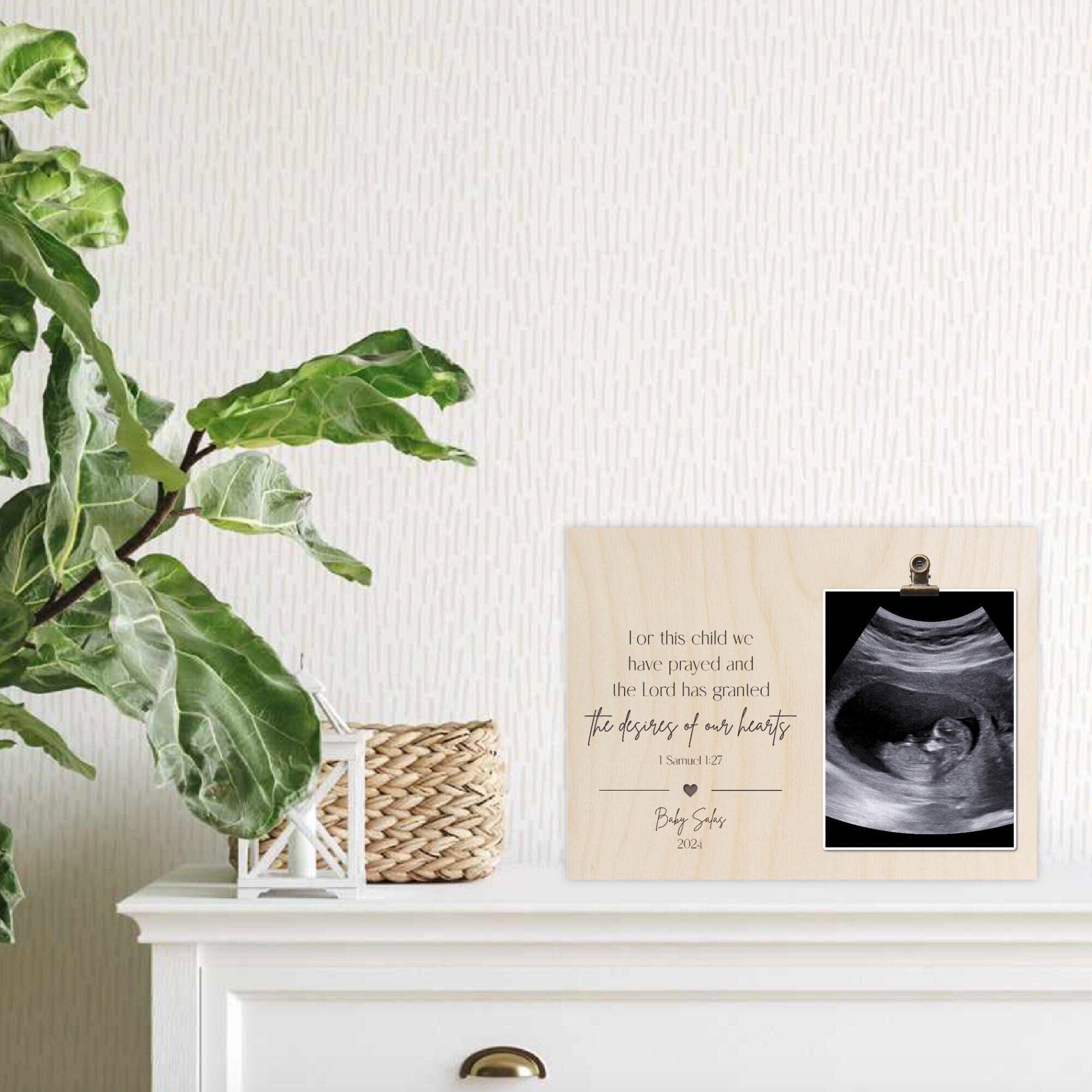 For This Child We Have Prayed, Personalized Pregnancy Frame, Pregnancy ...