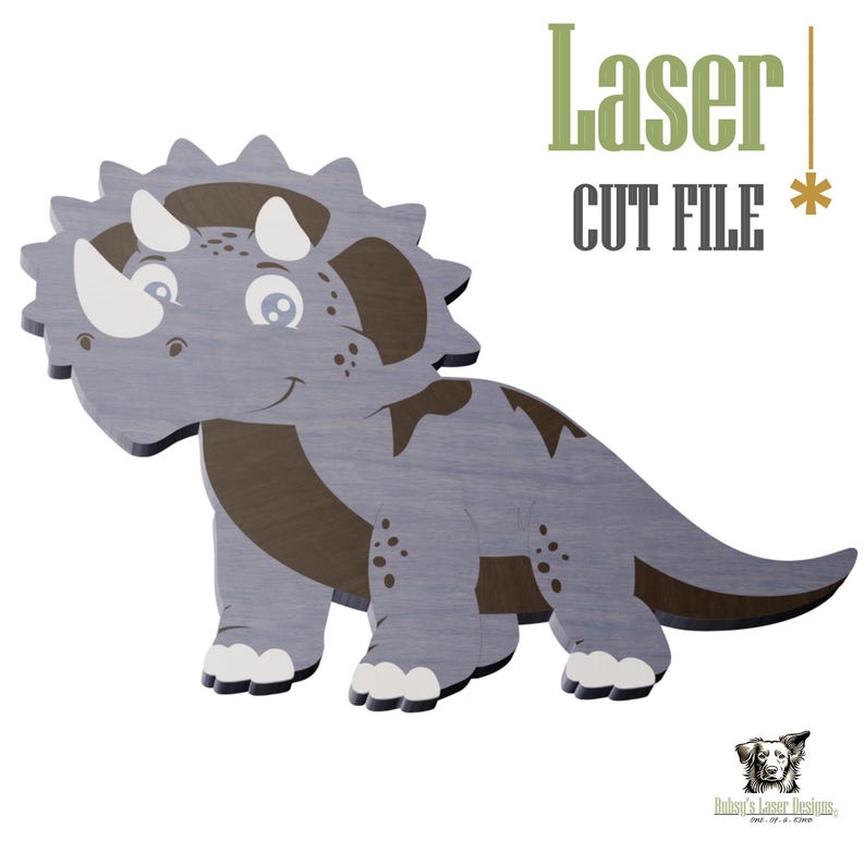 Baby Dinosaur SVG: 3D Laser Cut File, Nursery Wall Art (digital ...