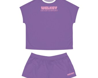 Valentines Day Candy Conversation Hearts Women's Short Pajama Set - Etsy