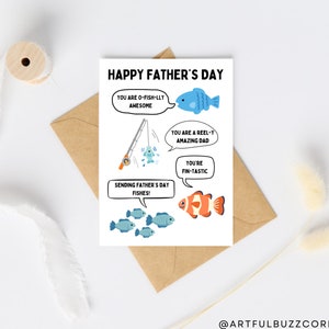 Printable Fathers Day Card Digital Greeting Card for Scrapbooking ...