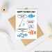 Printable Fathers Day Card Digital Greeting Card for Scrapbooking ...