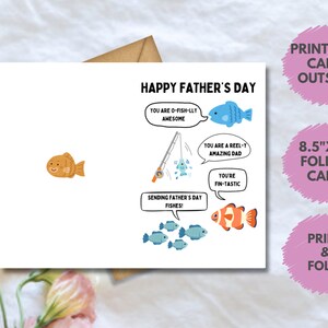 Printable Fathers Day Card Digital Greeting Card for Scrapbooking ...
