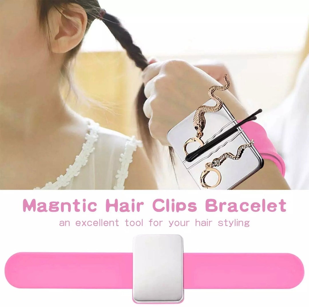 Magic Magnetic Hair Pin Holder Bracelet: Styling Accessory - Etsy