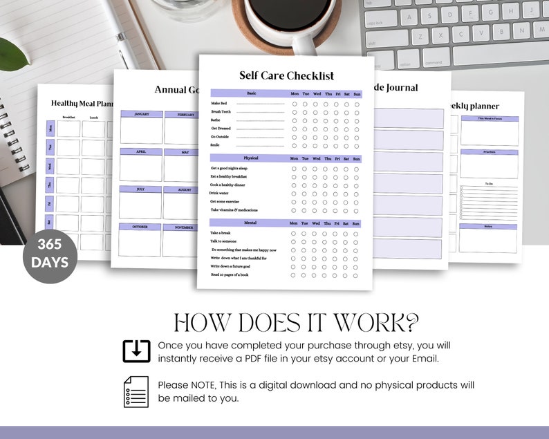 Mental Health Journal, Printable Mental Health Planner, Printable ...