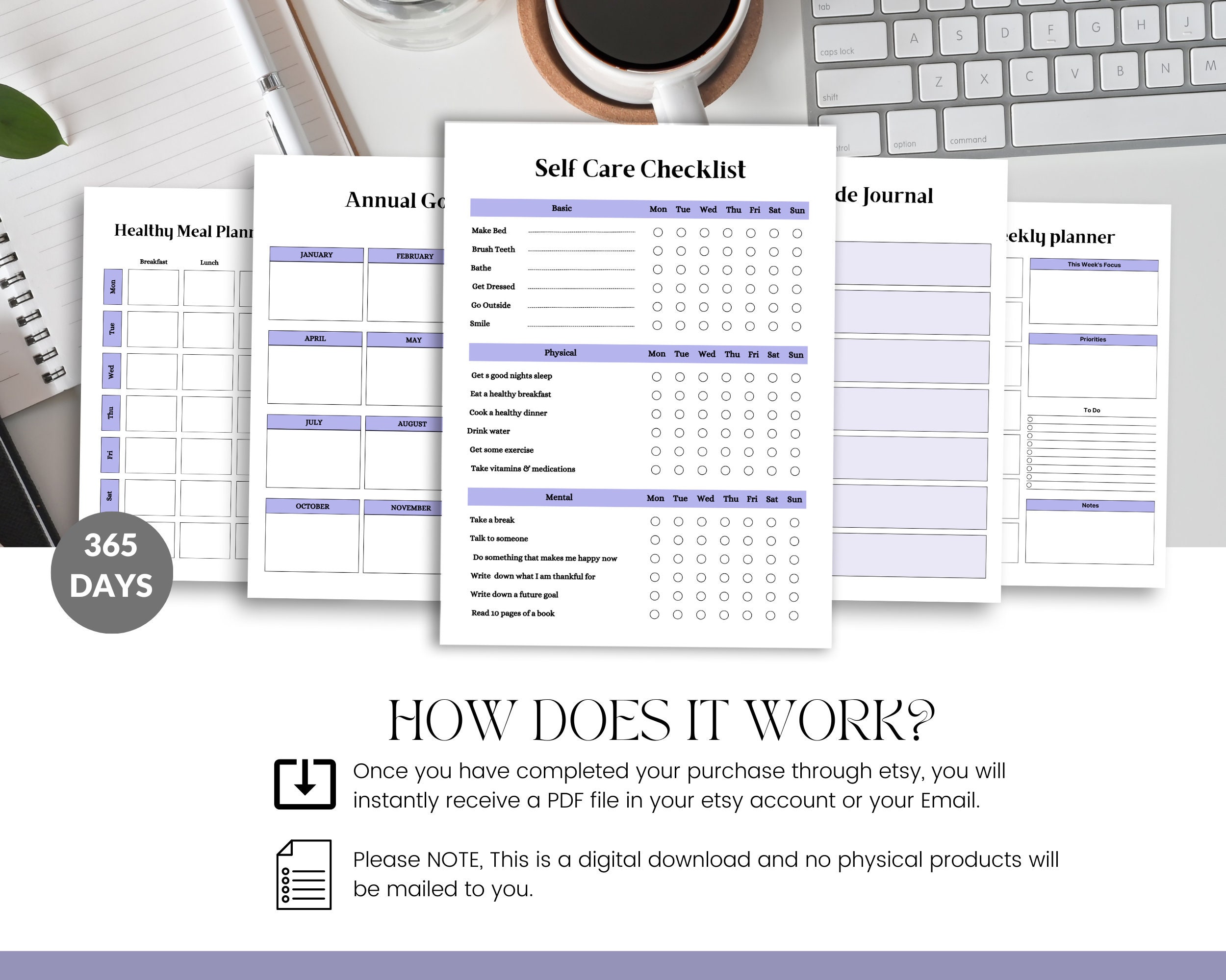 Mental Health Journal, Printable Mental Health Planner, Printable ...