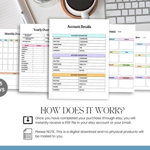 Rainbow Budget Planner, Rainbow Budget, Finance Planner Printable ...