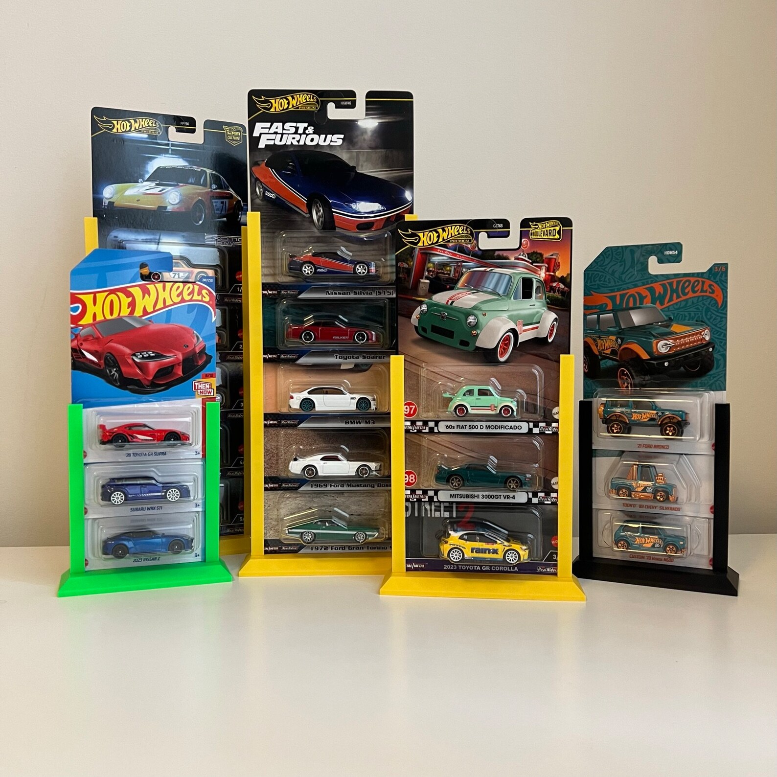 5 Car Hot Wheels Display Stands Card Holders - Etsy