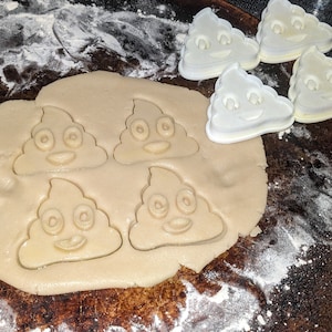 4 Poop Emoji Cookie Cutter - Etsy UK