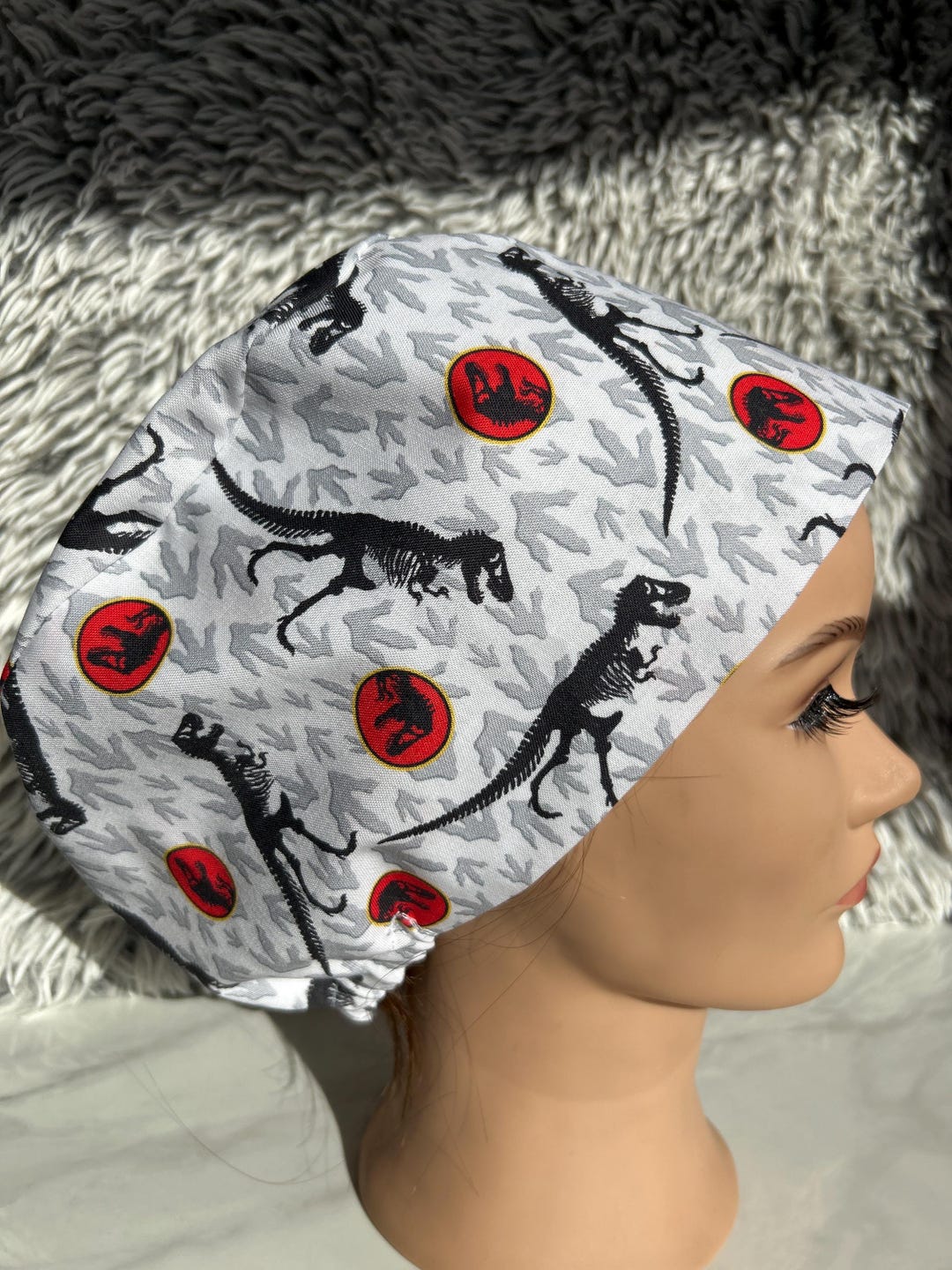 Jurrasic Park Dinosaur Scrub Hat Cap OR - Etsy