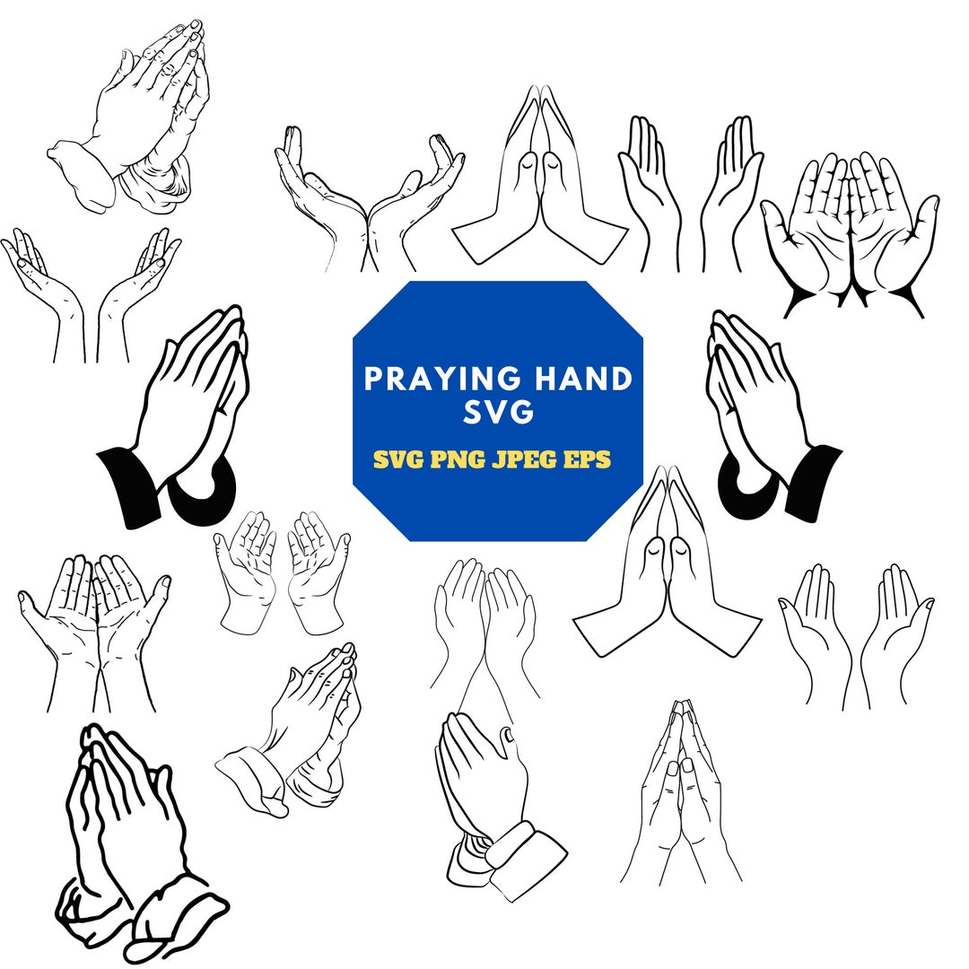 Praying Hands Svg, Religious Svg,prayer Svg, Prayers Svg, Praying Hand ...