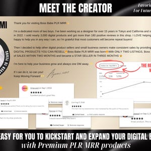 PLR MRR Canva Mockup Template Bundle Master Resell Rights Digital ...