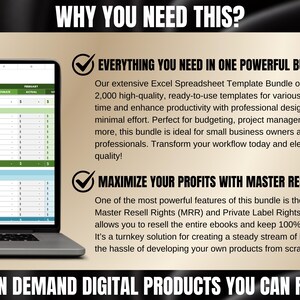 MRR PLR Excel Spreadsheet Google Sheet Template Bundle Done for You ...