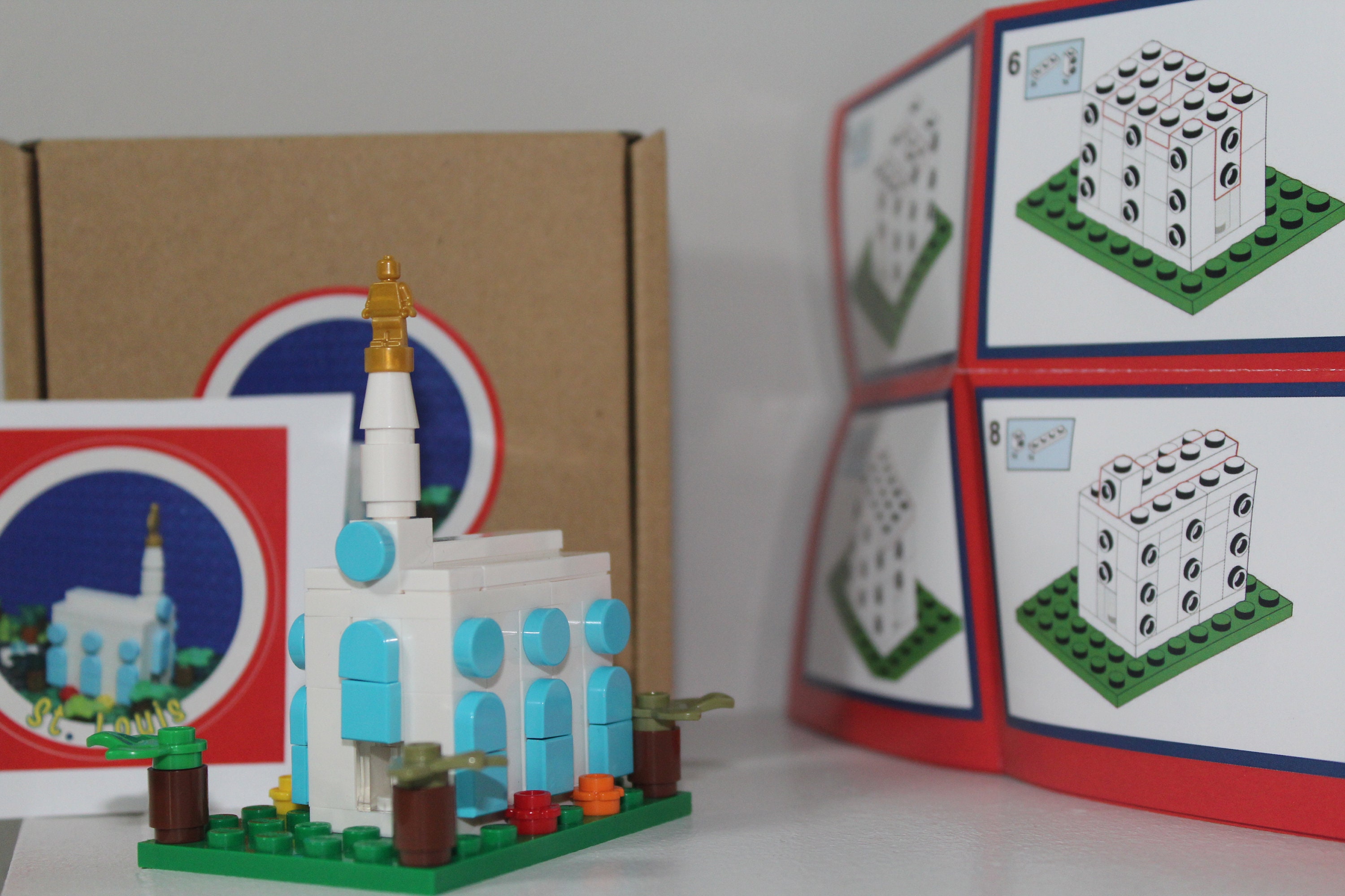 St. Louis LDS Temple Minibuild White - Etsy