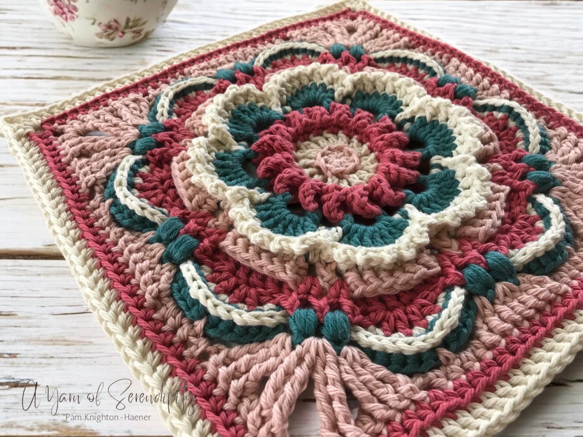Crochet Pattern - Fancy Nancy Square - Etsy