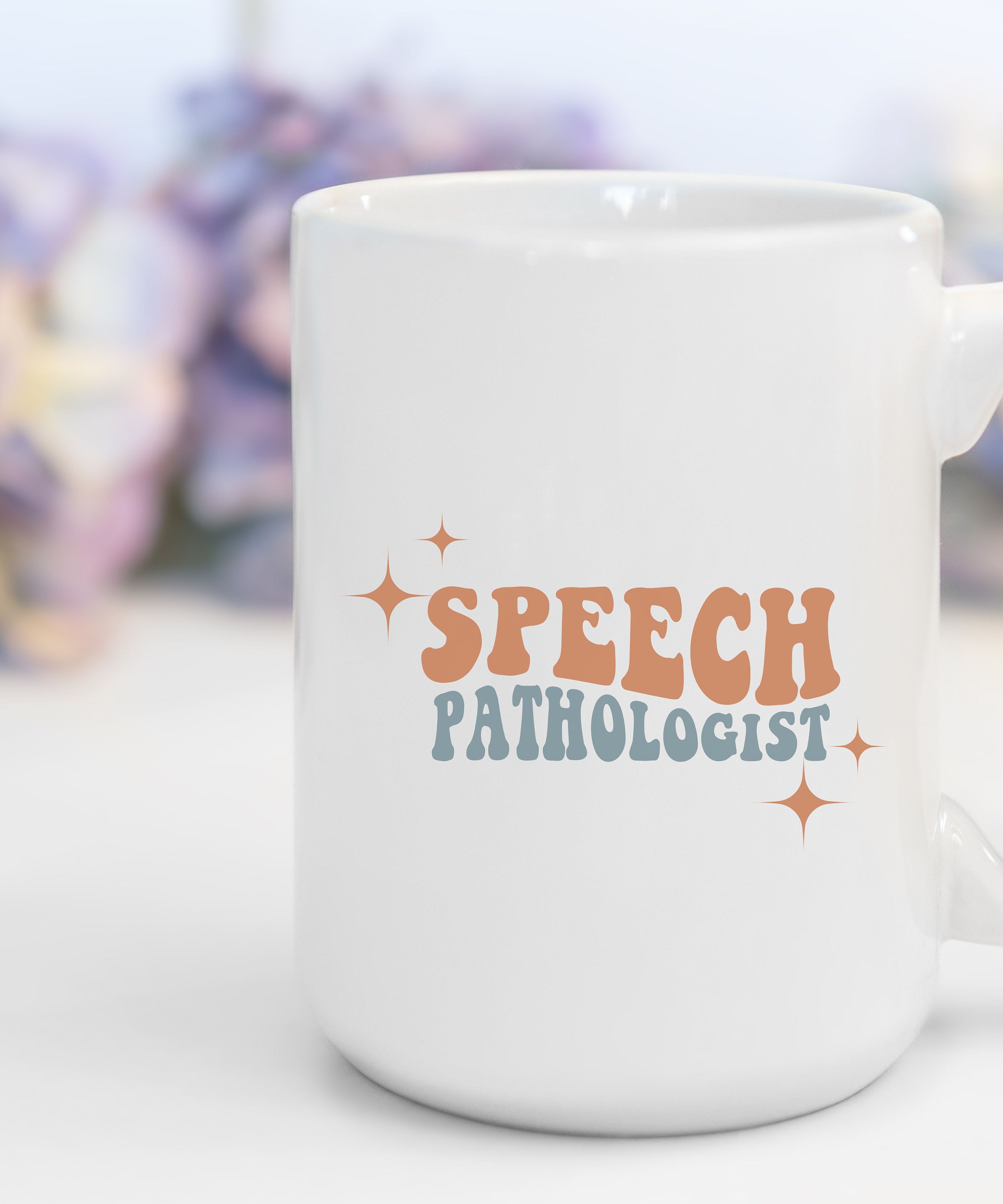 Speech Language Pathologist Ceramic Mug, 11oz, SLP Coffee Cup, Speech ...