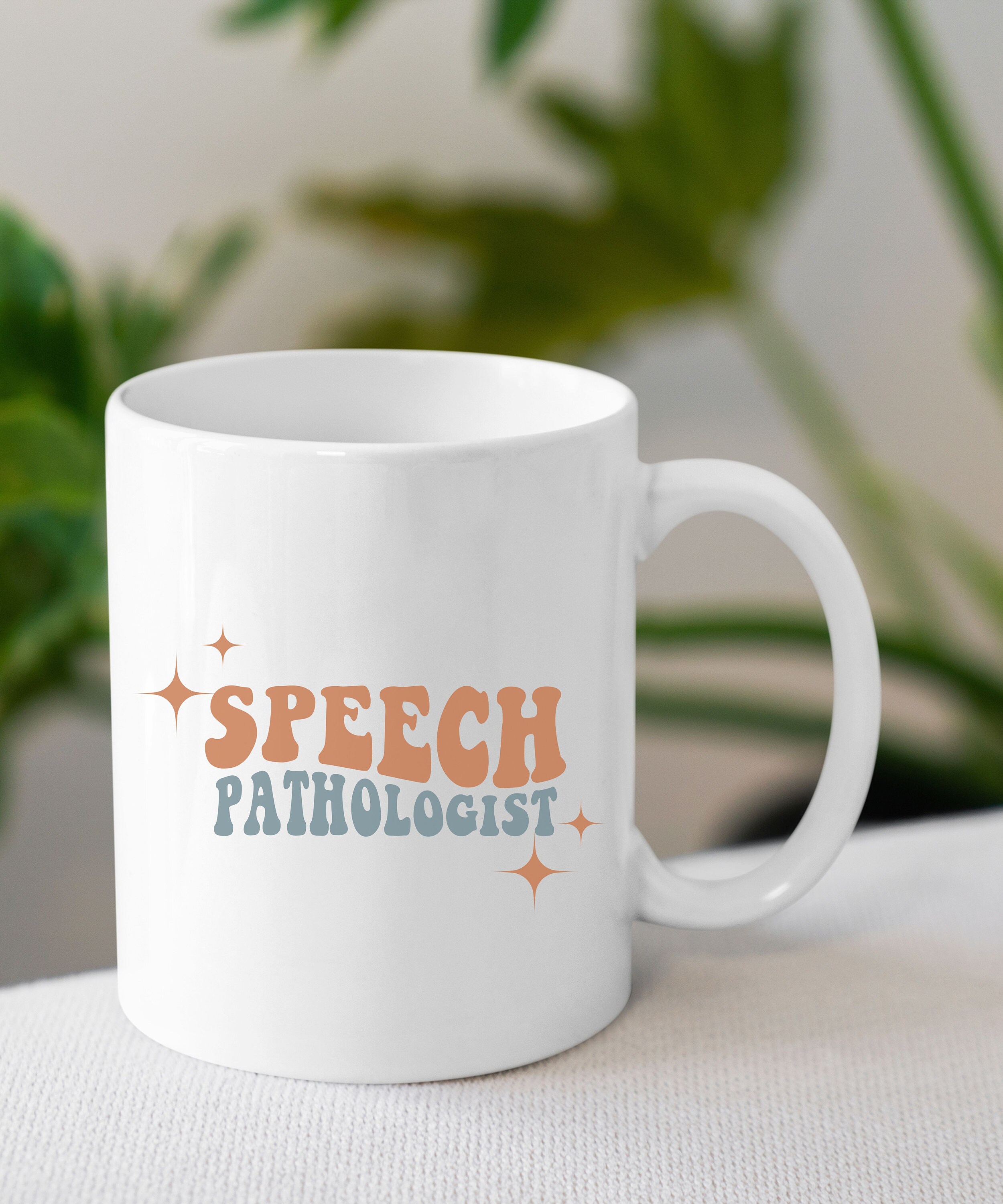 Speech Language Pathologist Ceramic Mug, 11oz, SLP Coffee Cup, Speech ...