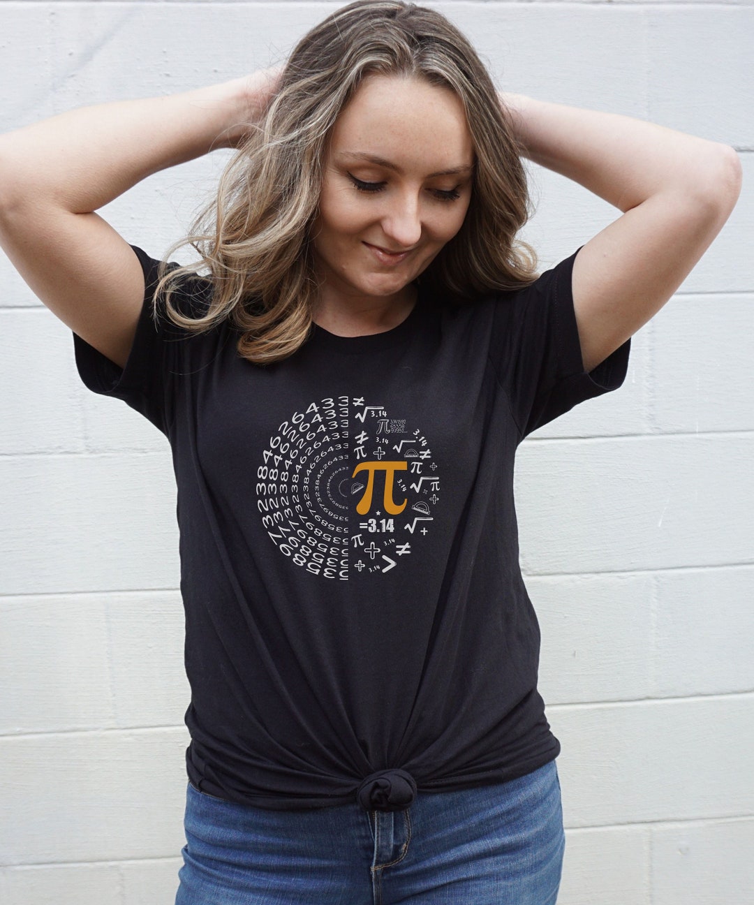 3.14 Short Sleeve Tee, Pi Day Mathematical Formula Equation T-shirt, Pi ...