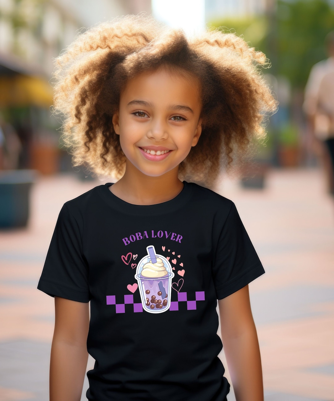 Boba Lover Kids Shirt, Boba T-shirt, Children's Milk Tea Shirt, Girl ...