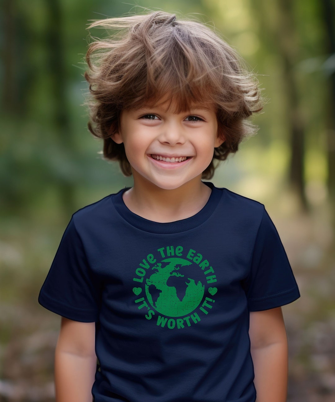 Kids Love the Earth, It's Worth It Earth Day Tee, Make Everyday Earth ...