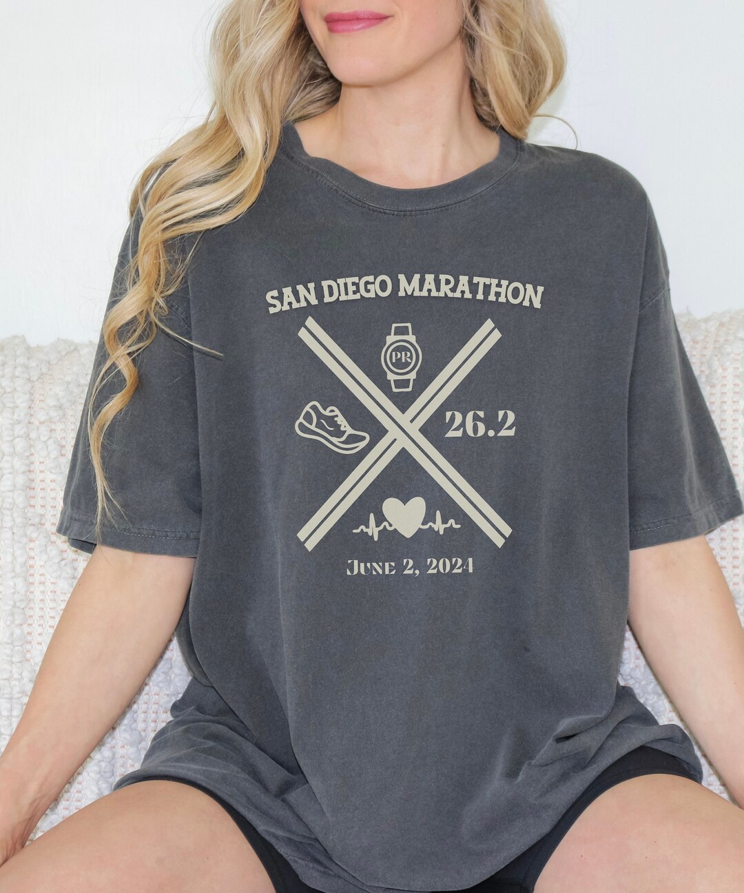 Custom Marathon Support Crew Shirt, Supporter Team Group Tshirt for ...