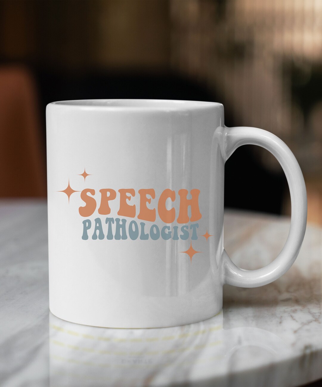 Speech Language Pathologist Ceramic Mug, 11oz, SLP Coffee Cup, Speech ...