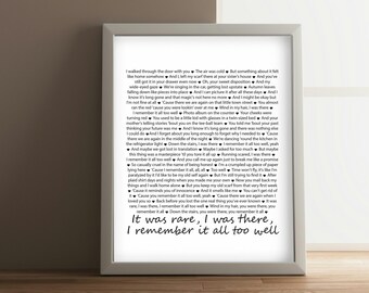 All Too Well Lyrics 10 Minute Version-taylor's Version-taylor Swift Red ...