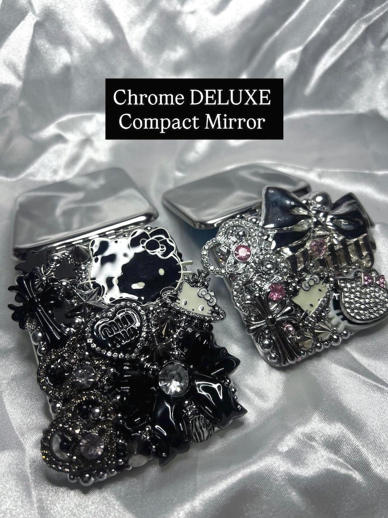 Custom CHROME DELUXE Junk Compact Mirror Stainless Steel Freestyle ...