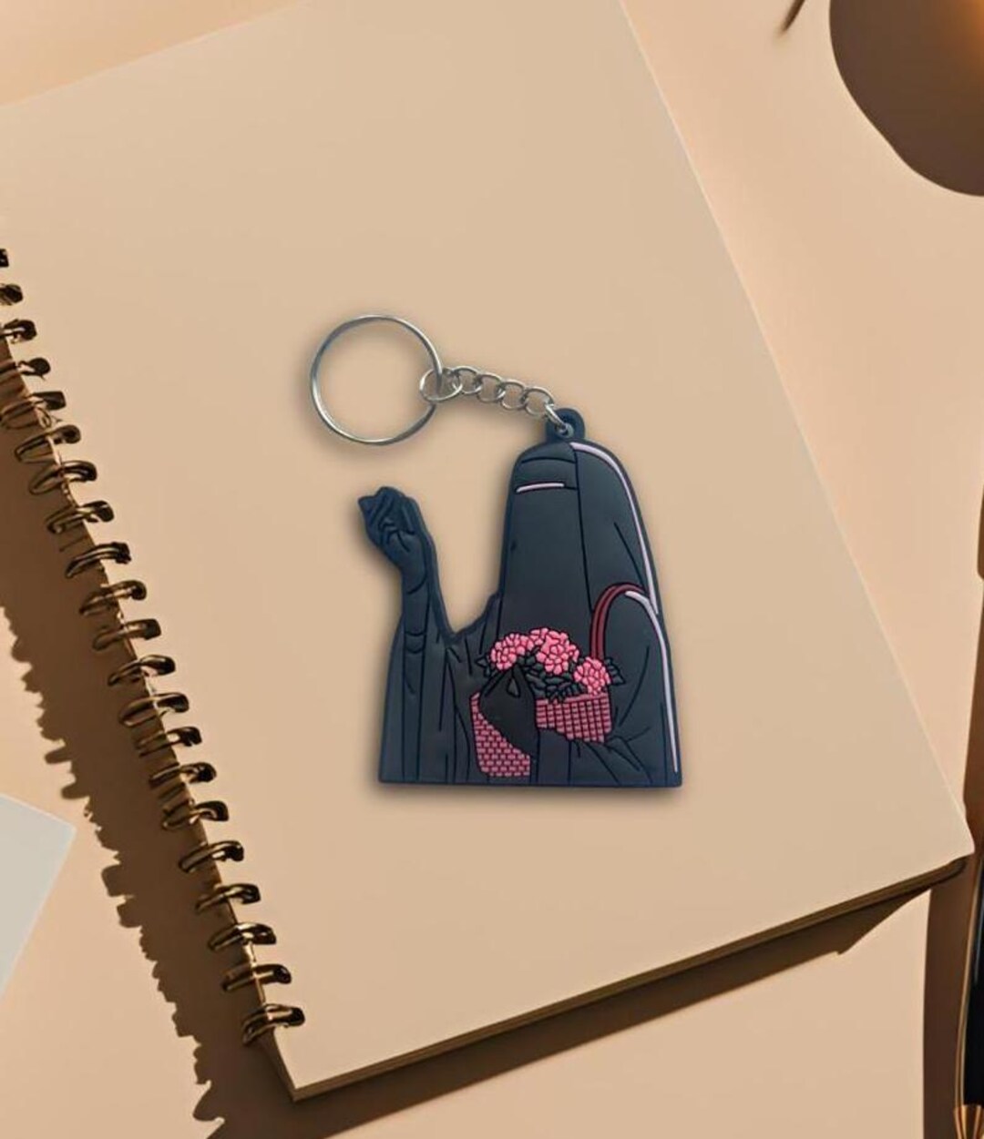 Cute Niqab Keychain, Cute Gift for Her, Modest Accessories for Women ...