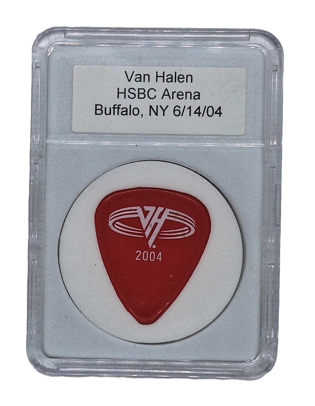 Custom Guitar Pick Display Slab white With White Pick Holder - Etsy