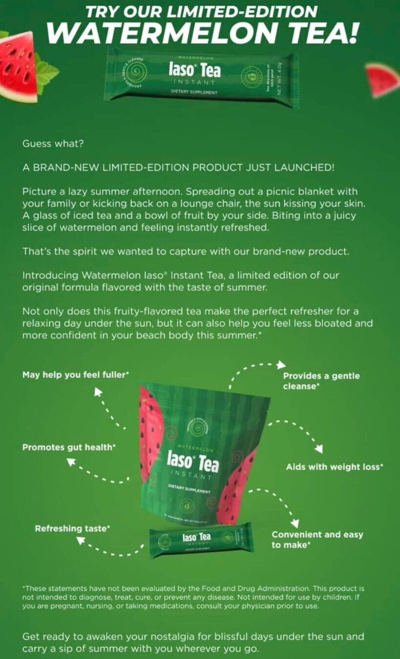 Instant Laso Tea: Watermelon - Etsy