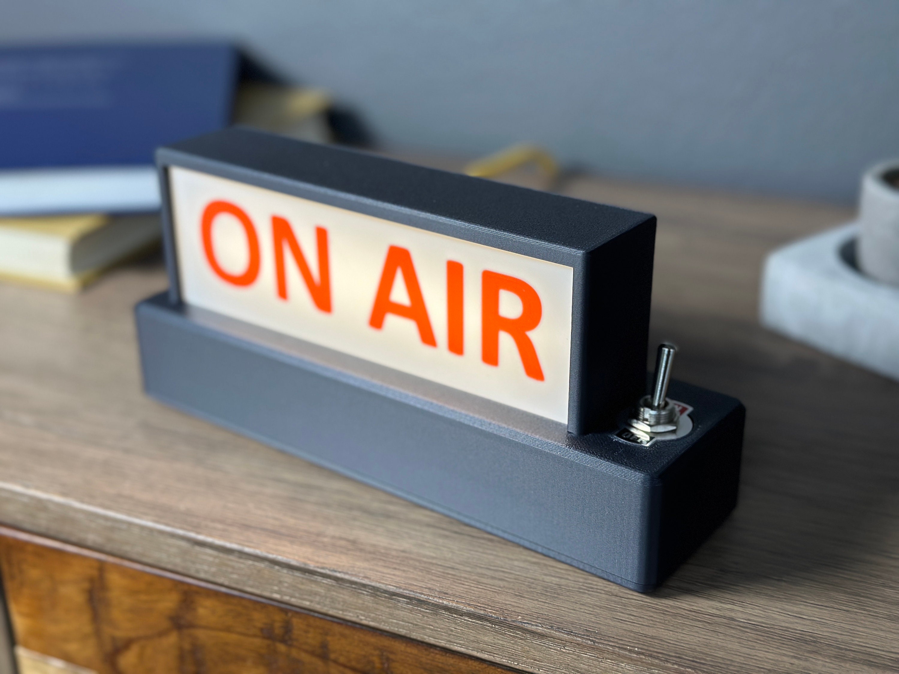 Mini on Air Sign USB LED Retro Nightlight Lamp Soft Glow for Streamers ...