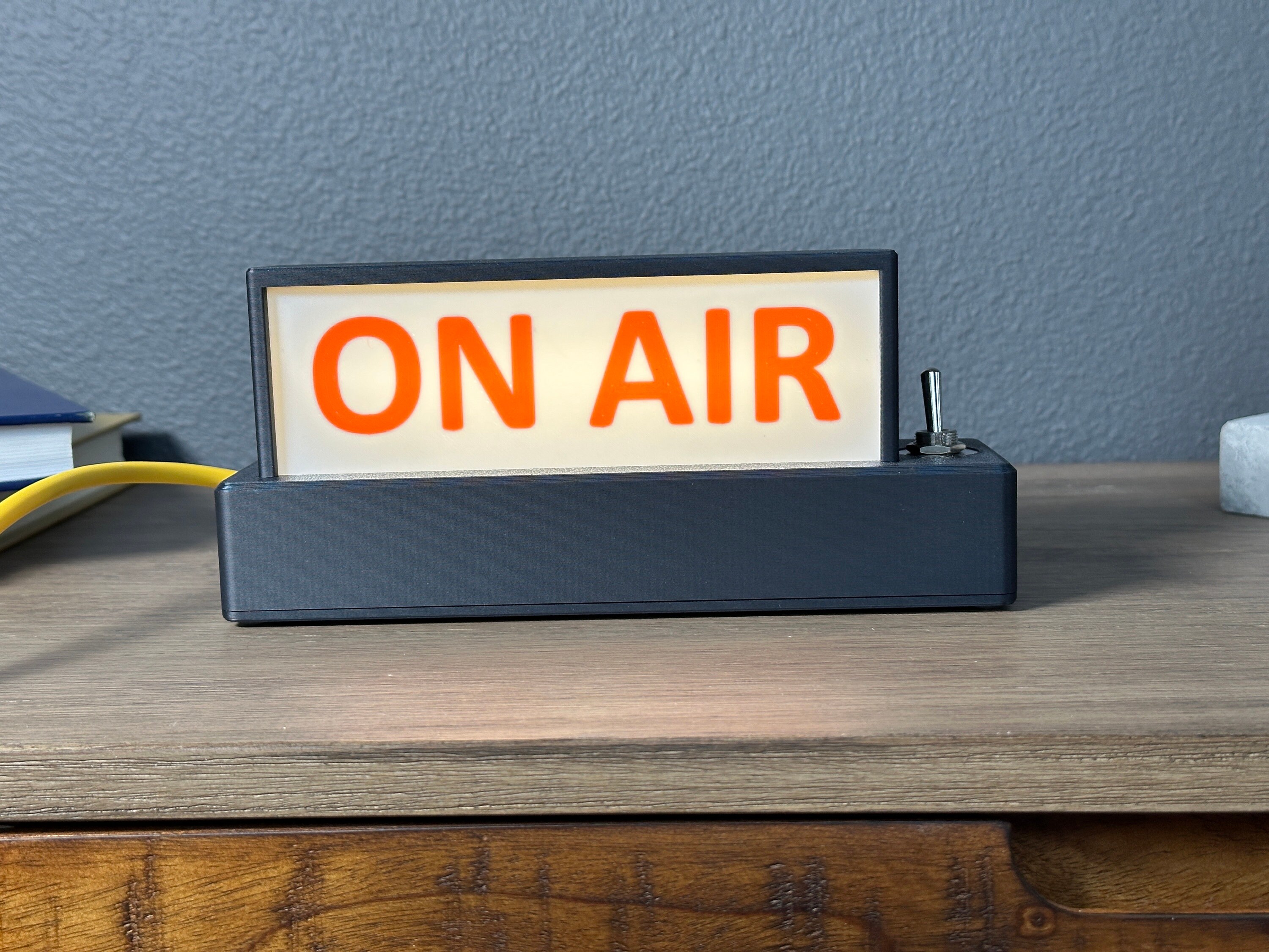 Mini on Air Sign USB LED Retro Nightlight Lamp Soft Glow for Streamers ...