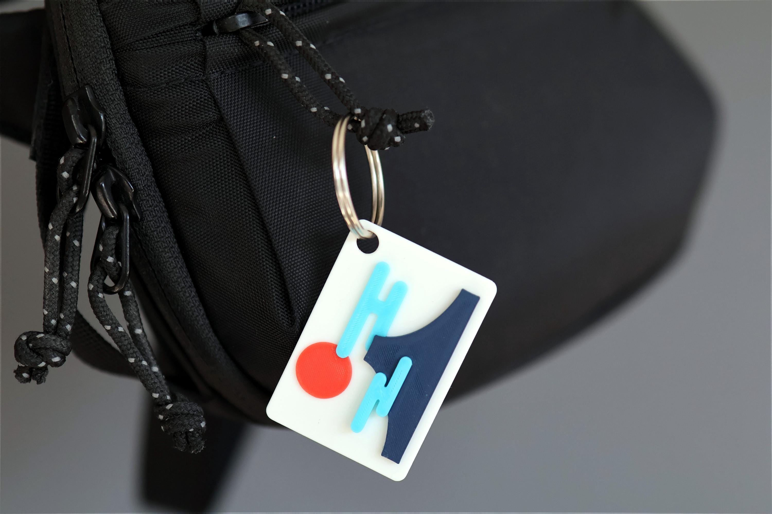 Mt. Fuji Keychain – 3D Printed Japan Souvenir, Minimalist Mountain ...