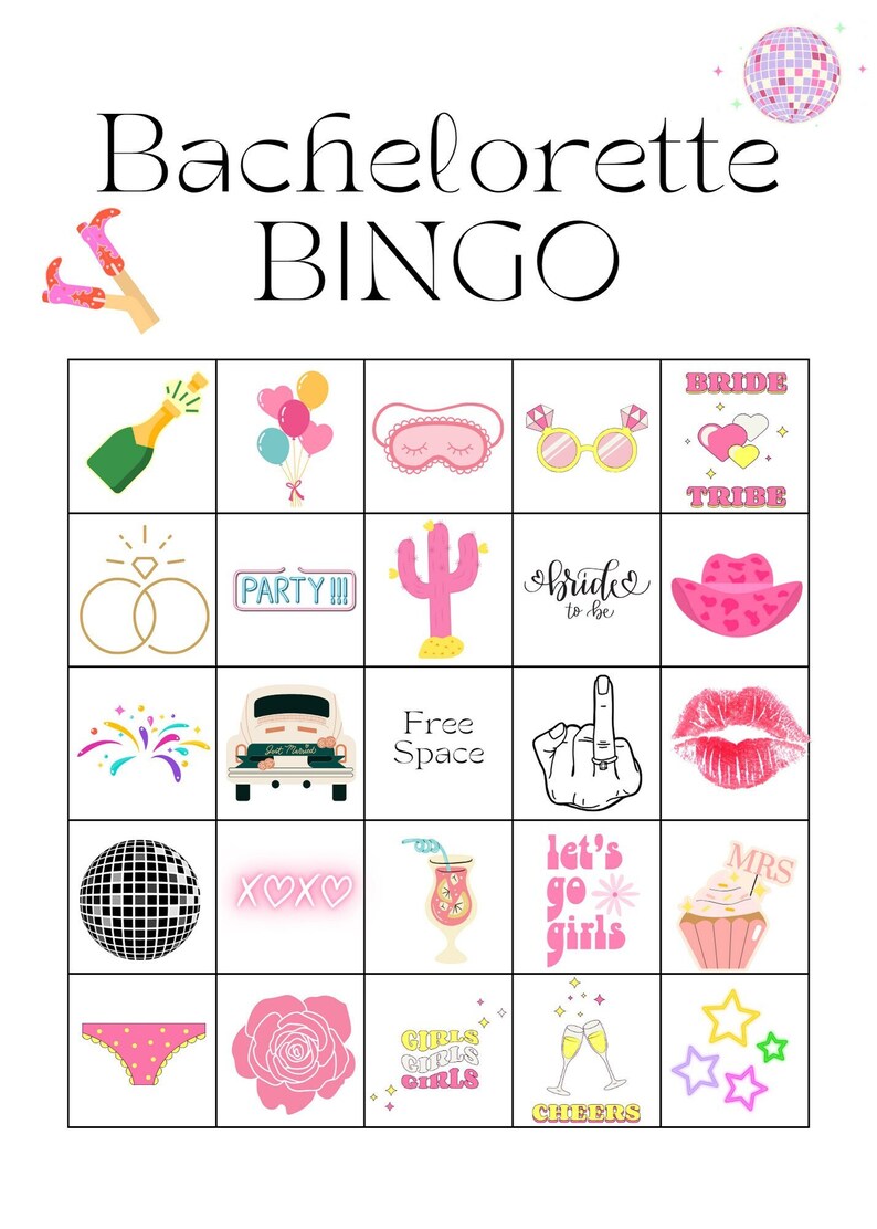 Bachelorette BINGO Game - Etsy