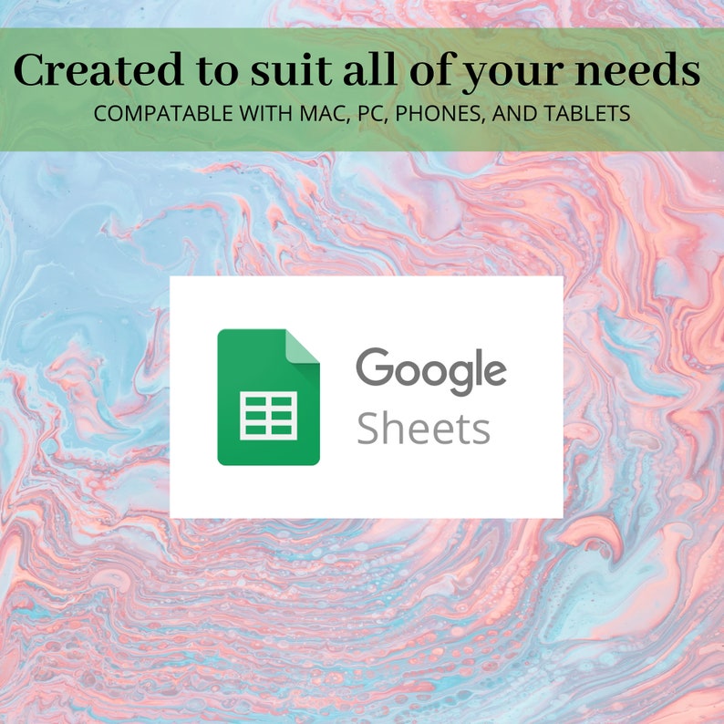 Sinking Funds Google Sheets Spreadsheets in Green, Savings Budget ...