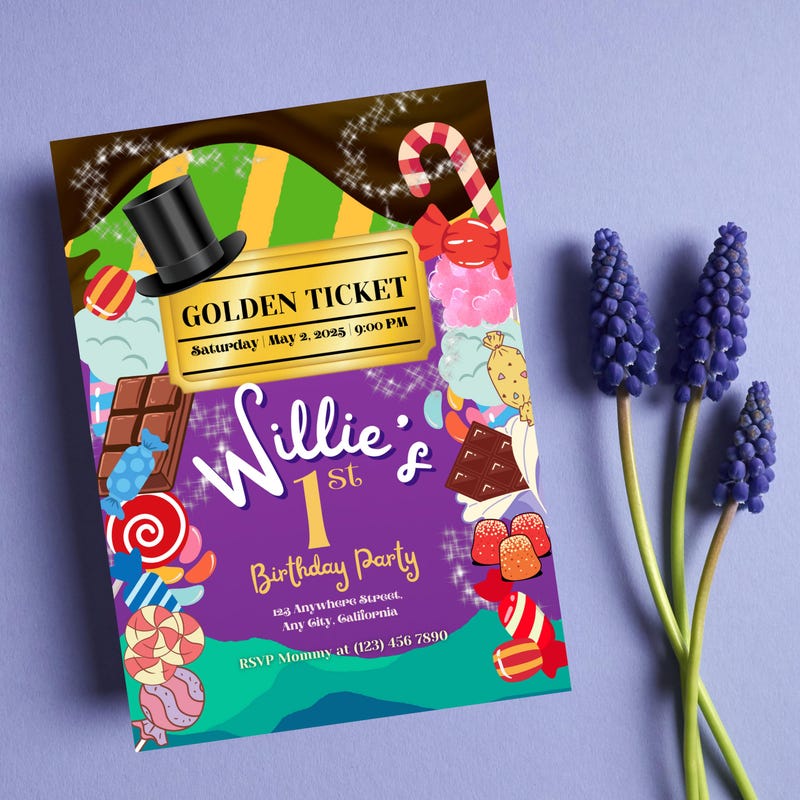 Charlie and the Chocolate Factory Party - Etsy