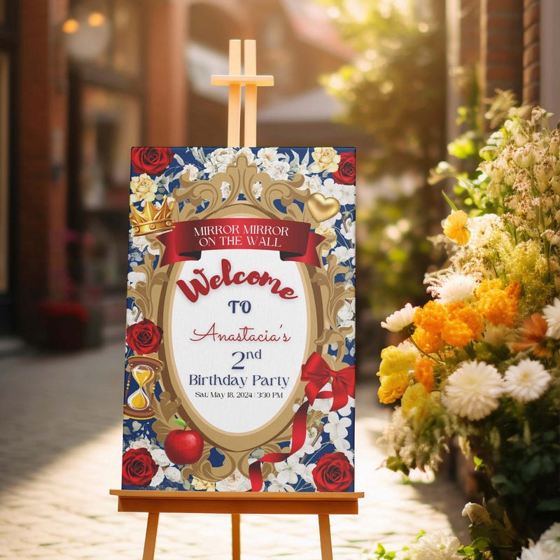 Snow White Birthday Decorations - Etsy