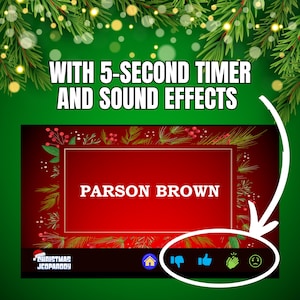 Christmas Jeopardy With Scoreboard Template | Powerpoint PPT File ...