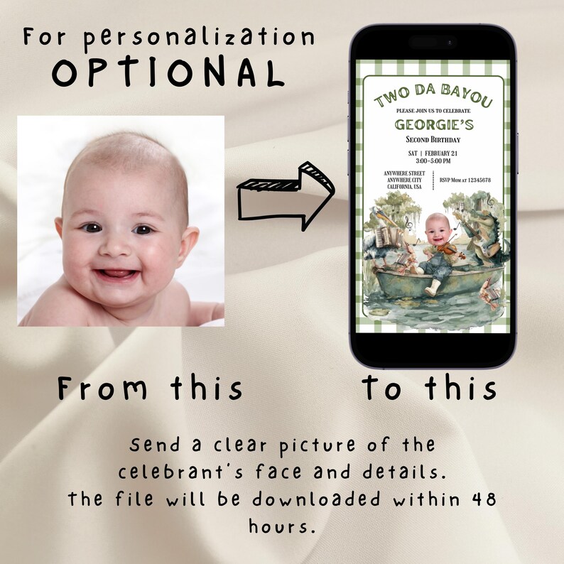 Two Da Bayou Invitation Template Cajun Themed Birthday Free Canva ...